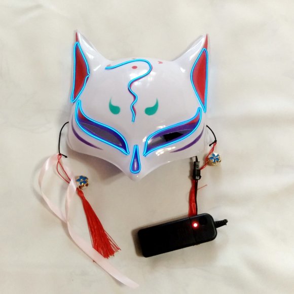 Other | Horror Fox Led Mask Blue | Poshmark